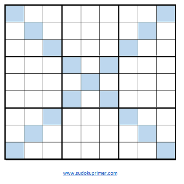 Blank Sudoku Grid For Download And Printing Puzzle Stream Sudoku 